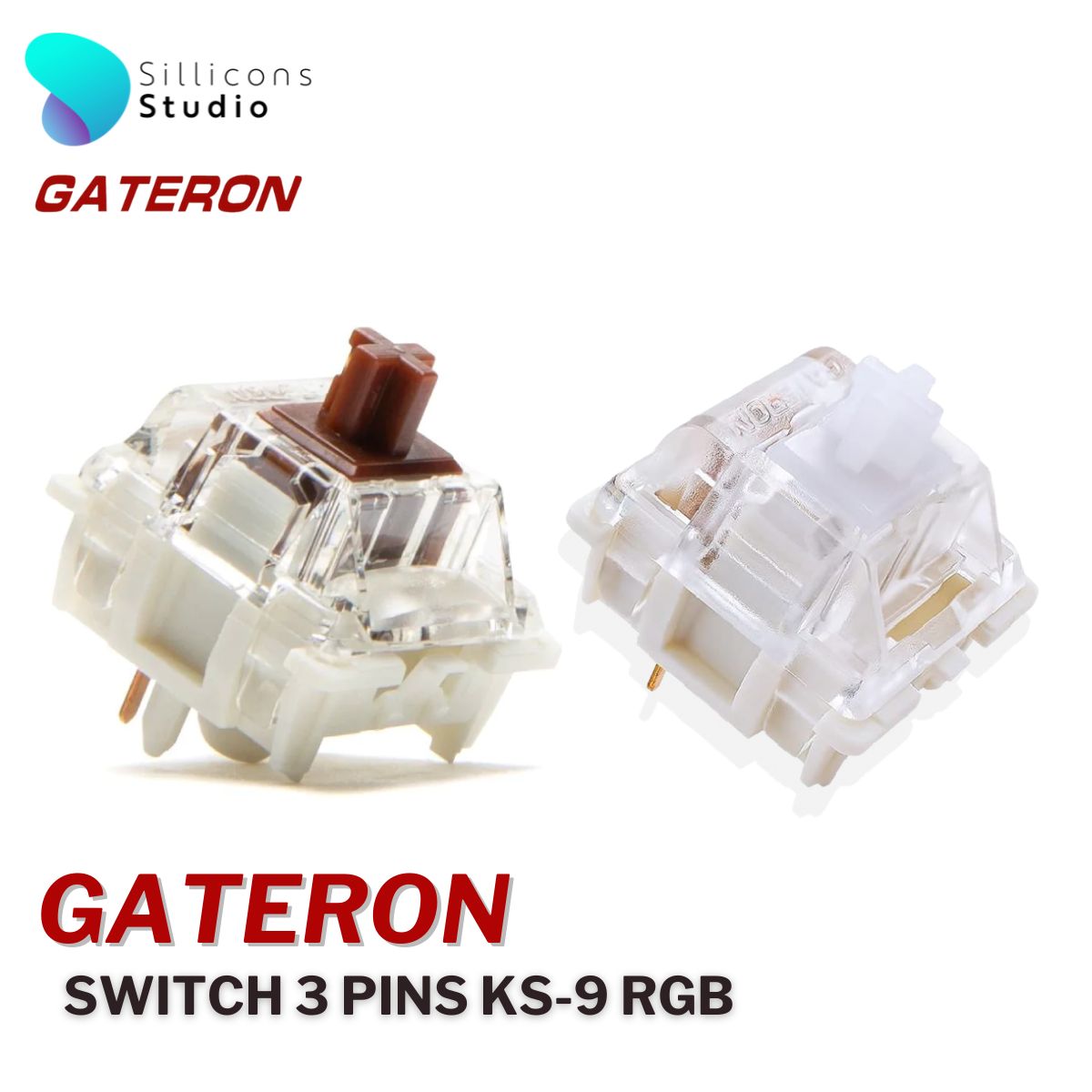 Gateron Mechanical Keyboard Switch 3 Pins KS-9 RGB – sillicons