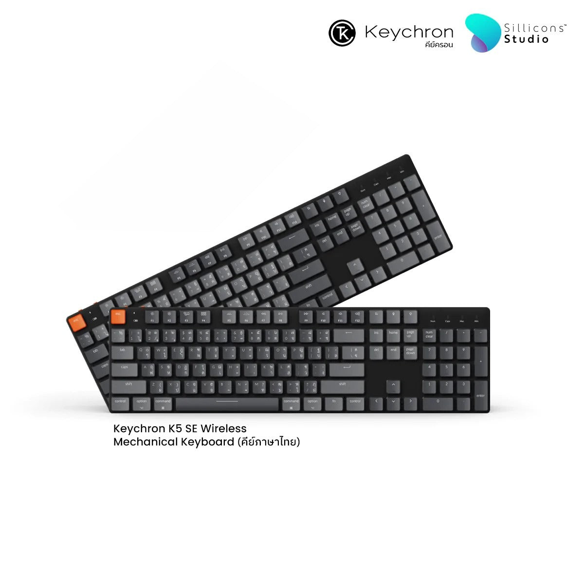 Keychron K5 SE Full size Ultra slim Wireless mechanical Keyboard คีย์บ – sillicons