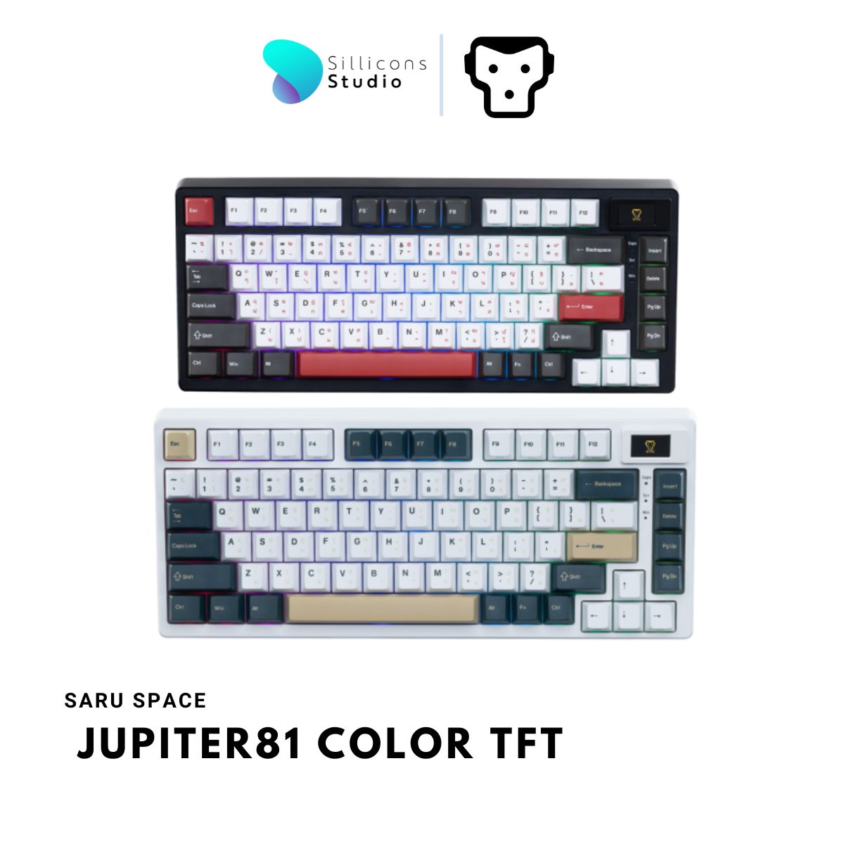 (คีย์ภาษาไทย) SARU SPACE SARU JUPITER81 COLOR TFT (TH) – sillicons