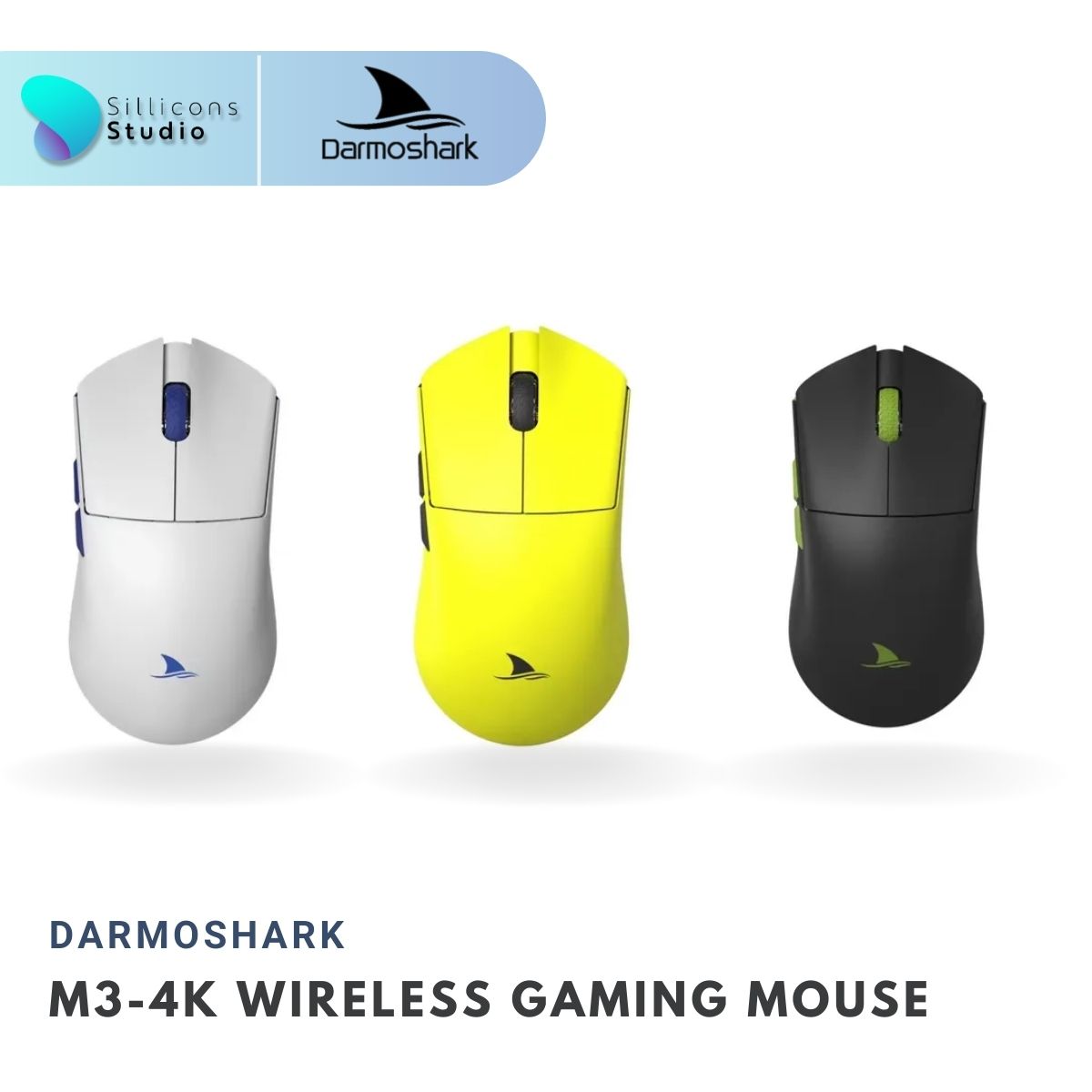 Darmoshark เมาส์ไร้สาย M3-4K Wireless Gaming Mouse – sillicons