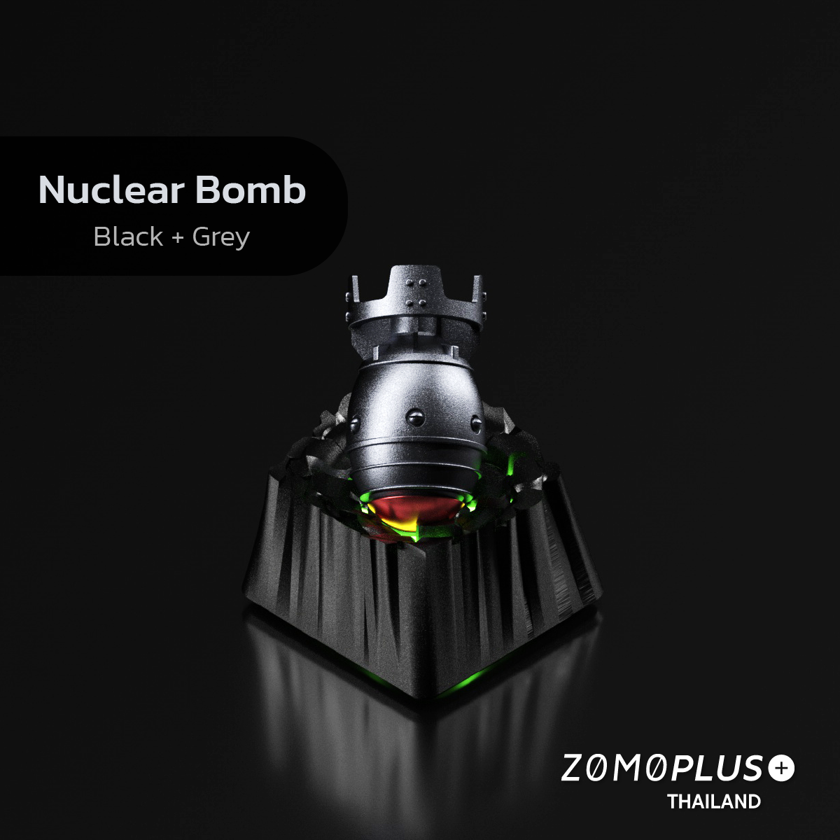 PUBG Nuclear Bomb Aluminium Keycap – sillicons